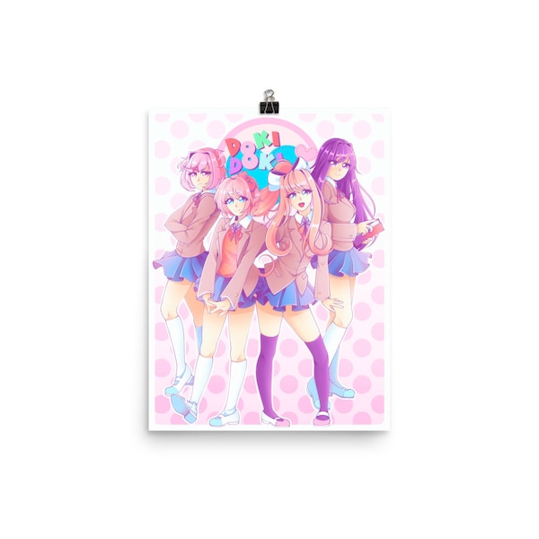 Doki Doki Literature Club Poster - Etsy UK