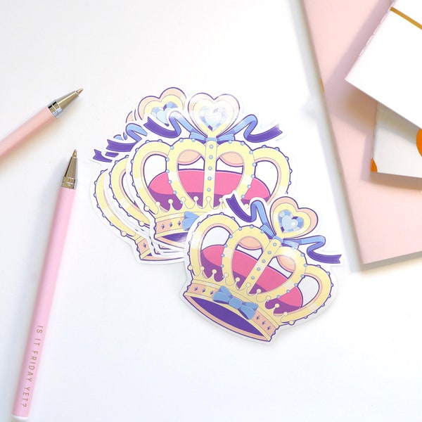 Crown Sticker - Etsy