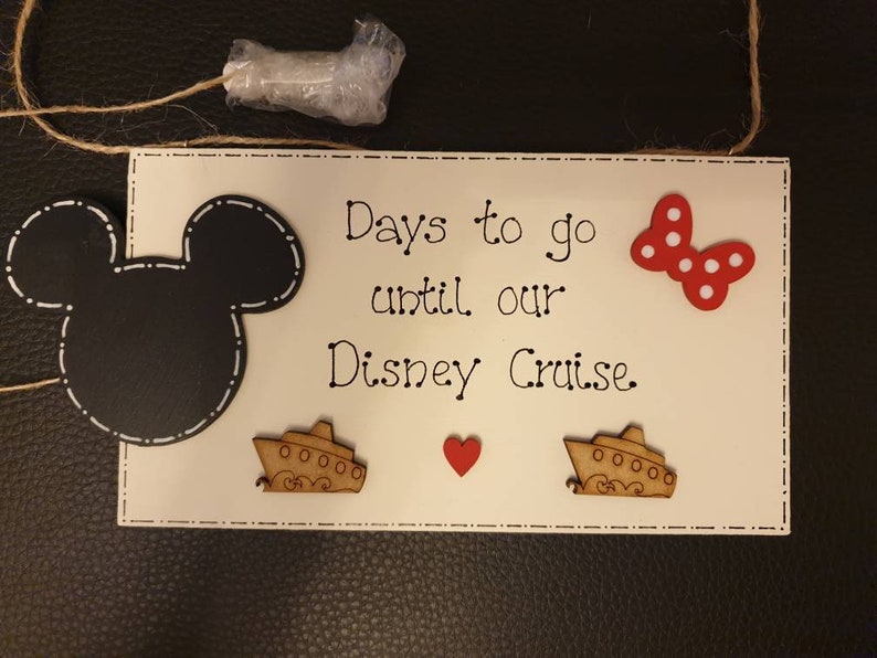Disney Cruise Personalised Countdown Plaques - Etsy