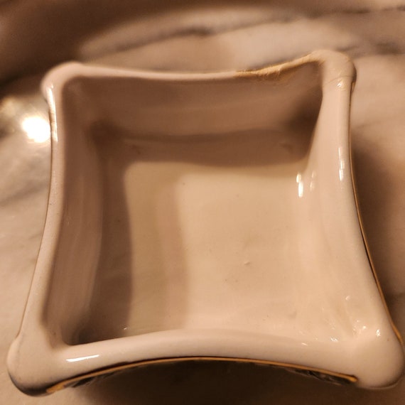 Vintage Italian Capodimonte Trinket Dish pill box rin… - Gem