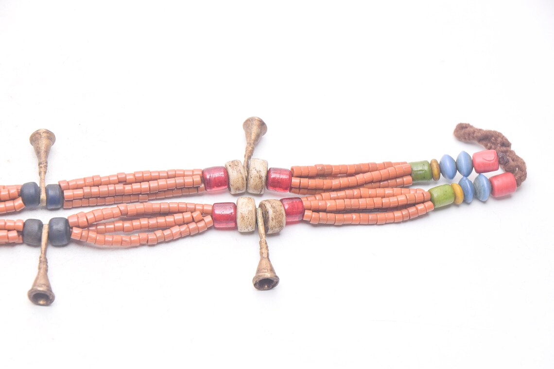 Naga Necklace Tribe Metal Pendant From Nagaland With Conch - Etsy