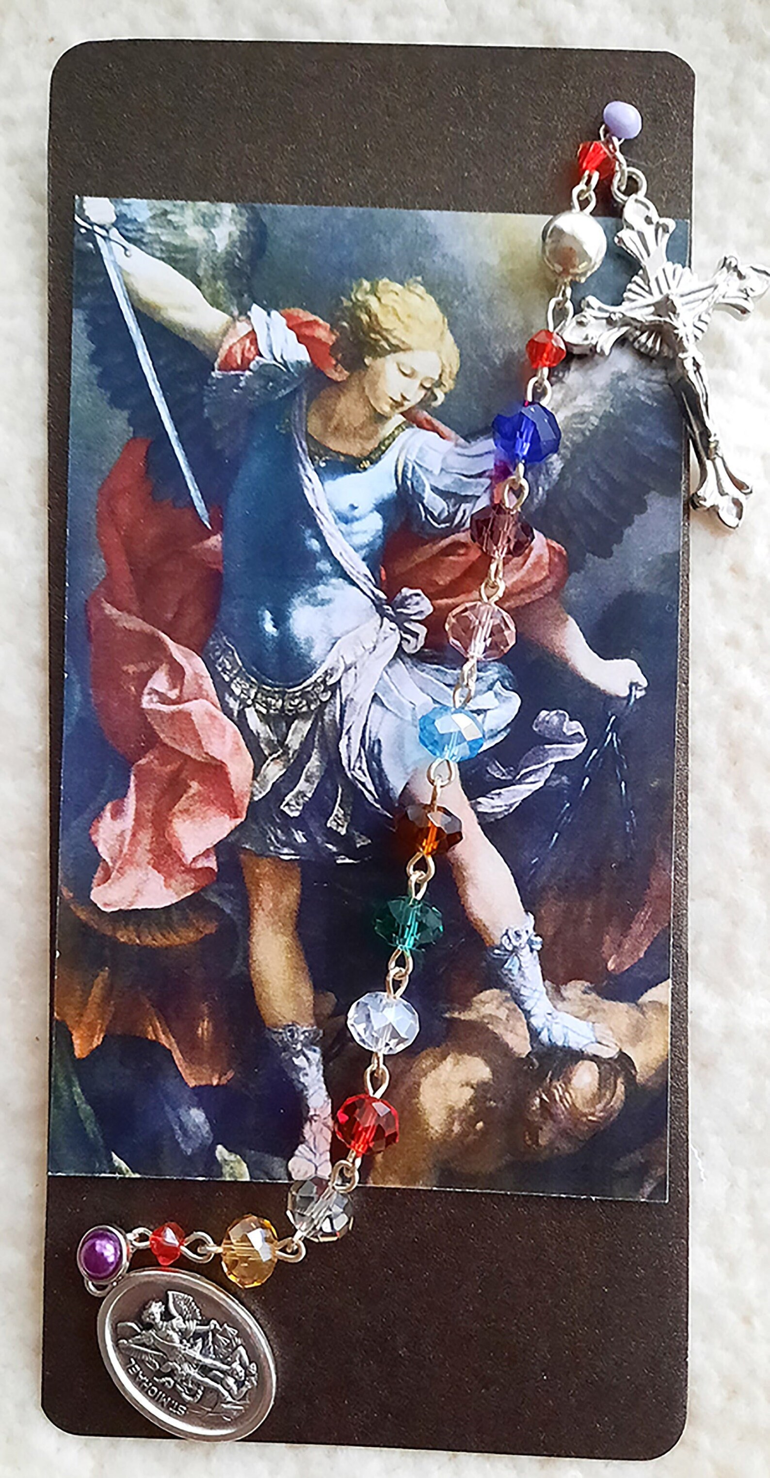 Saint Michael of the Morning Chaplet/marine Story Included - Etsy