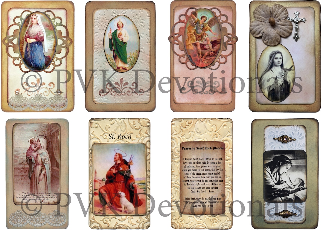 Printable Catholic Holy Prayer Cards/digital Prints/download One ...