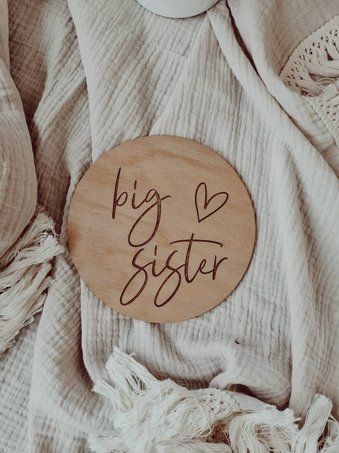 Big Brother / Big Sister Announcement Sign, Birth Announcement Plaque ...
