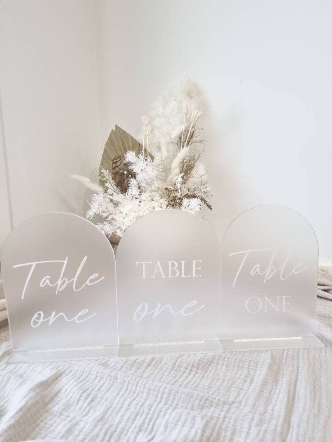 Wedding Table Number, Neutral Table Sign, Table Sign Wedding, Modern ...