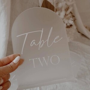 Wedding Table Number, Neutral Table Sign, Table Sign Wedding, Modern ...