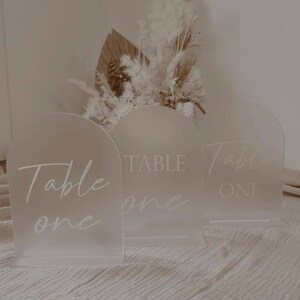 Wedding Table Number, Neutral Table Sign, Table Sign Wedding, Modern ...