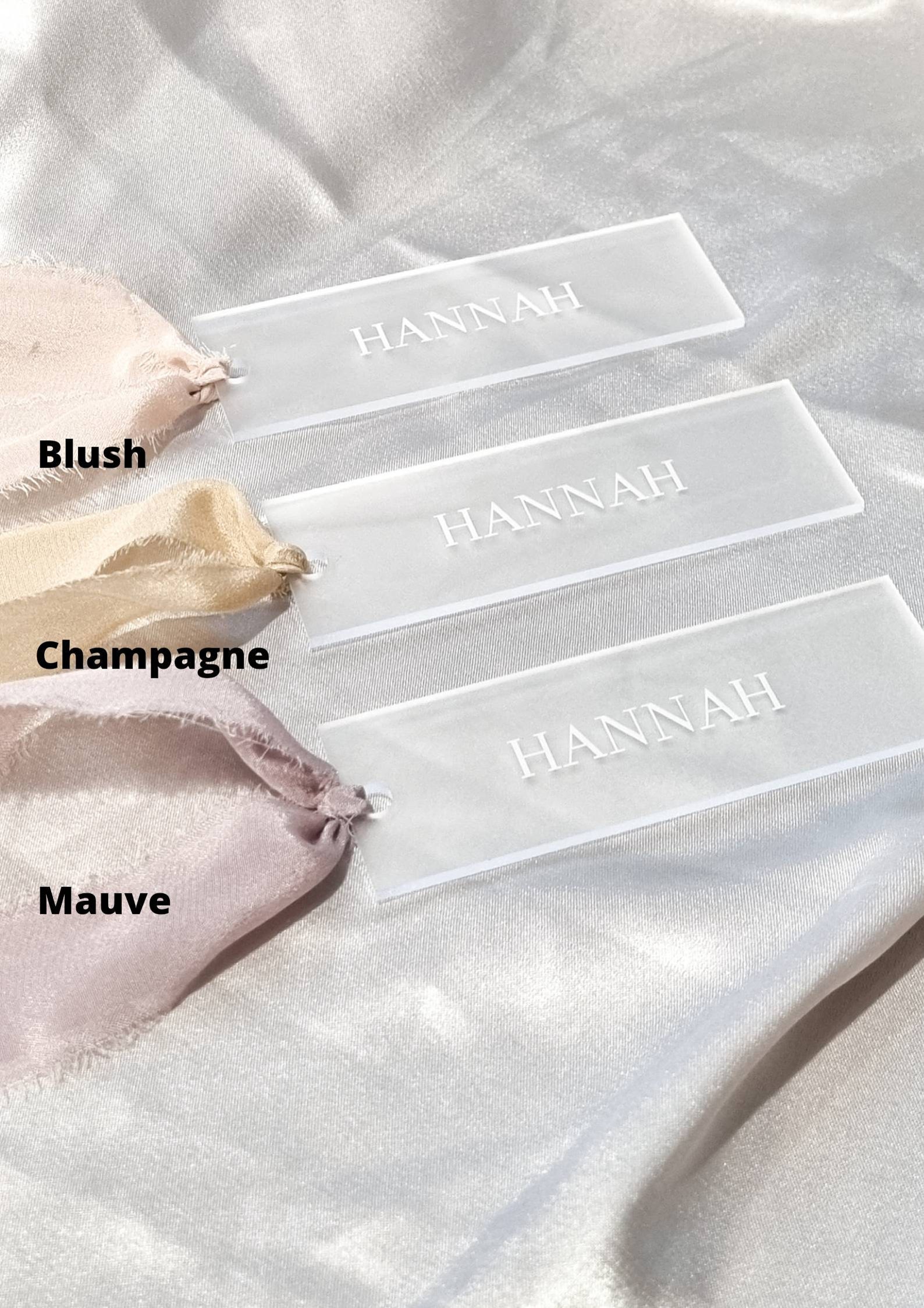 Acrylic Guest Name Tags Wedding Names Seating Names Wedding | Etsy