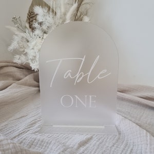 Wedding Table Number, Neutral Table Sign, Table Sign Wedding, Modern ...