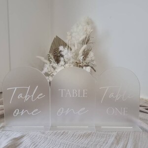 Wedding Table Number, Neutral Table Sign, Table Sign Wedding, Modern ...