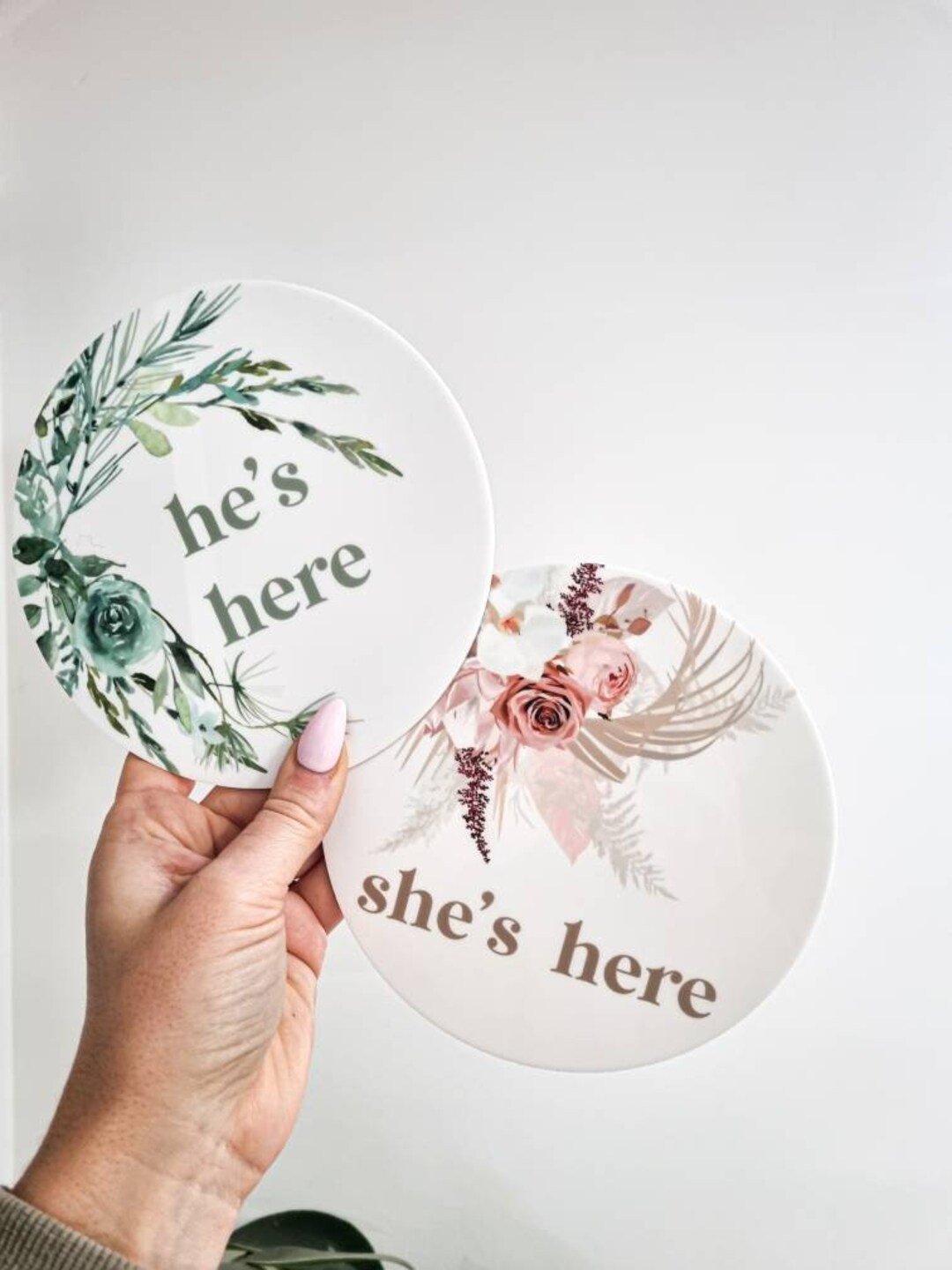 He's Here She's Here, He's Here Sign, She's Here Sign, Birth ...