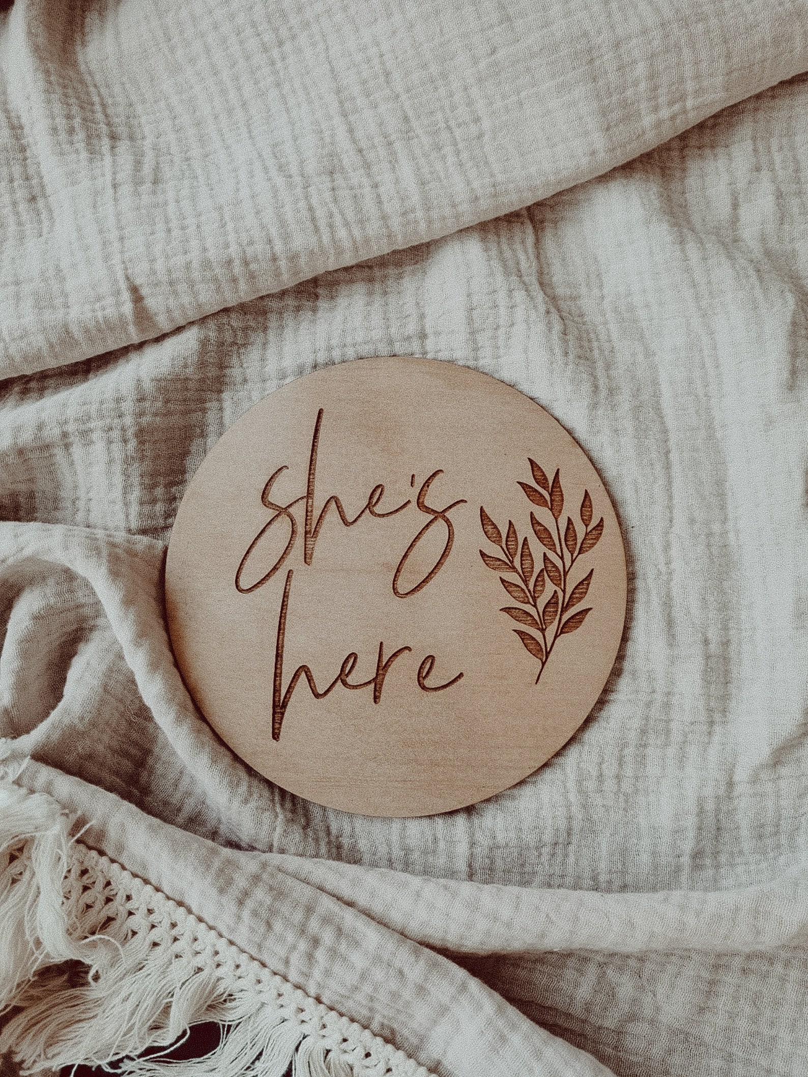 Double Sided He's Here She's Here He's Here Sign - Etsy