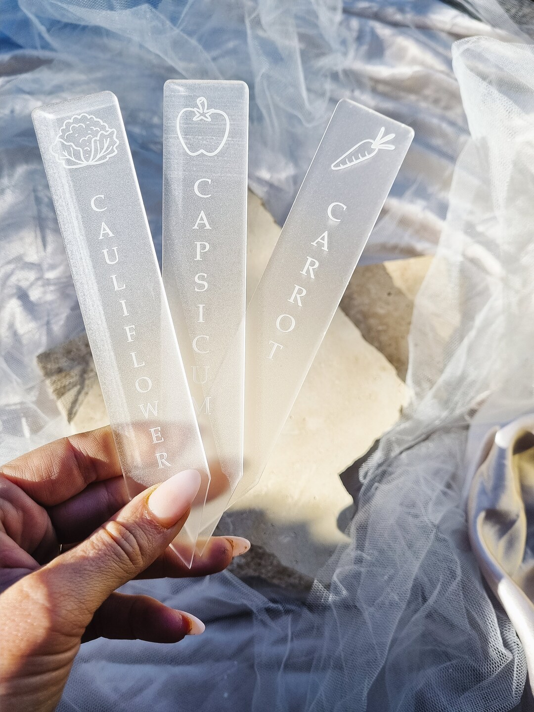 Vegetable Garden Markers 28 Pack, Garden Stakes, Garden Patch Stakes ...