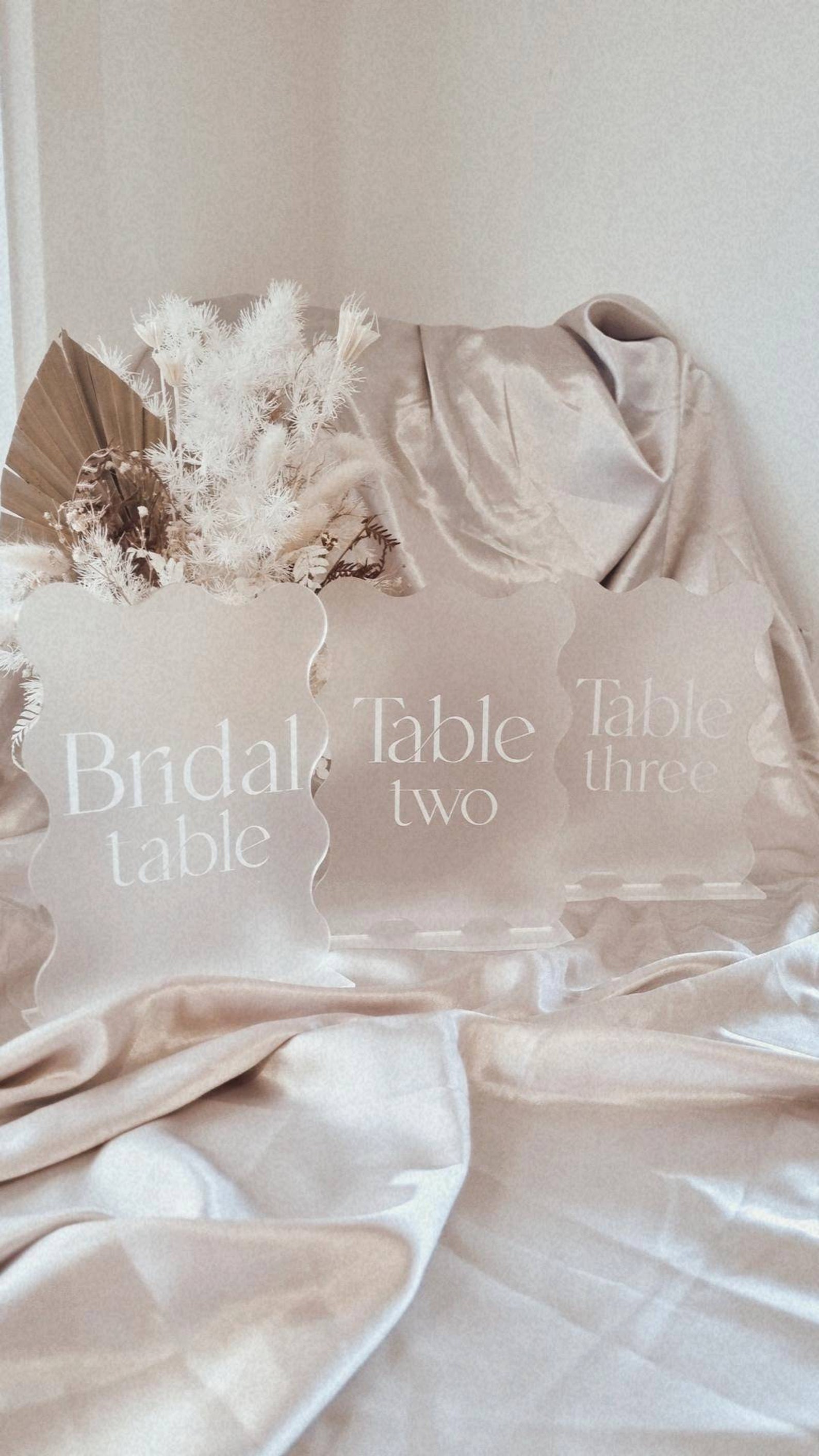 Wedding Table Number, Neutral Table Sign, Table Sign Wedding, Modern ...