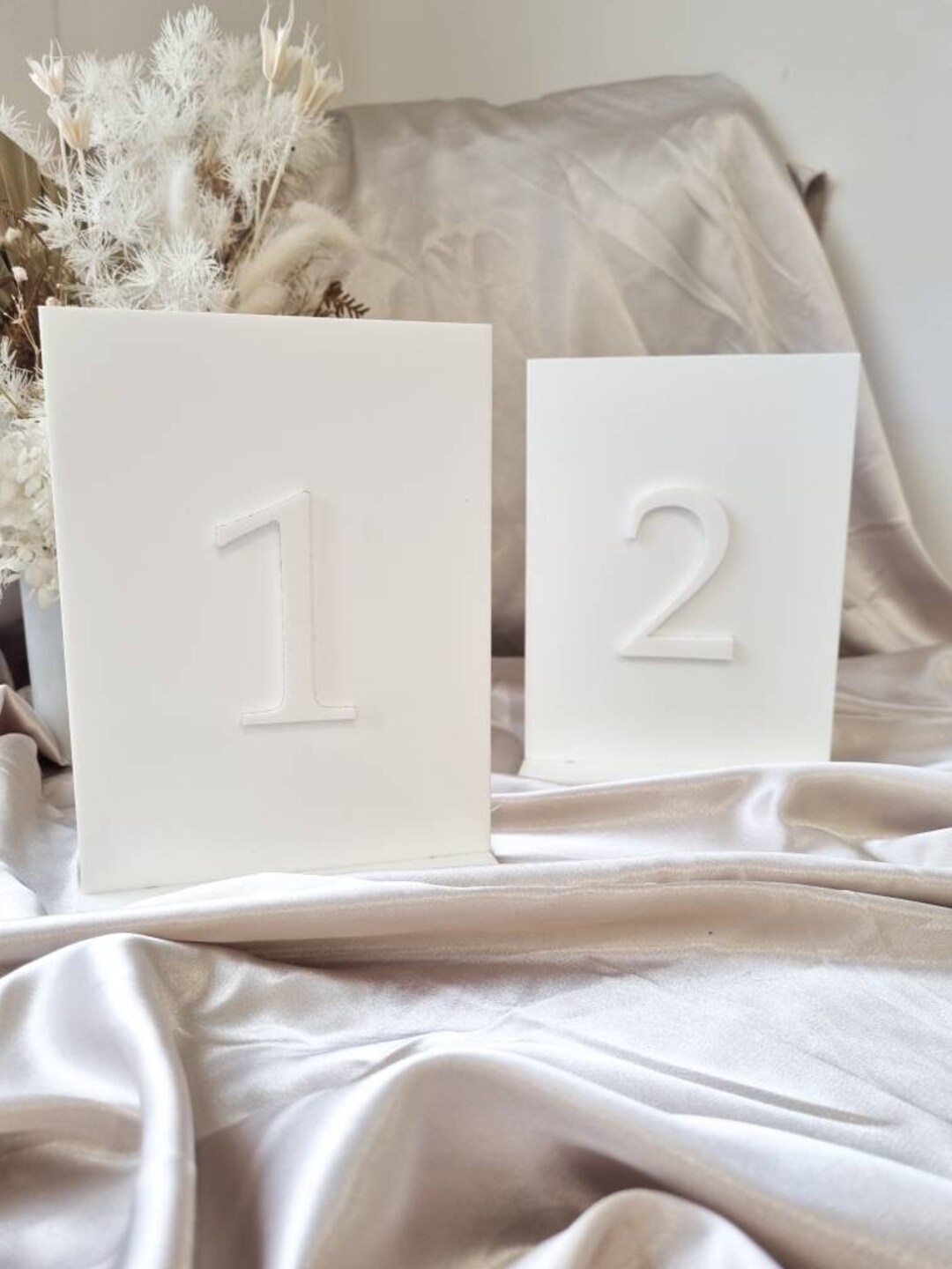 Wedding Table Number, Neutral Table Sign, Table Sign Wedding, Modern ...