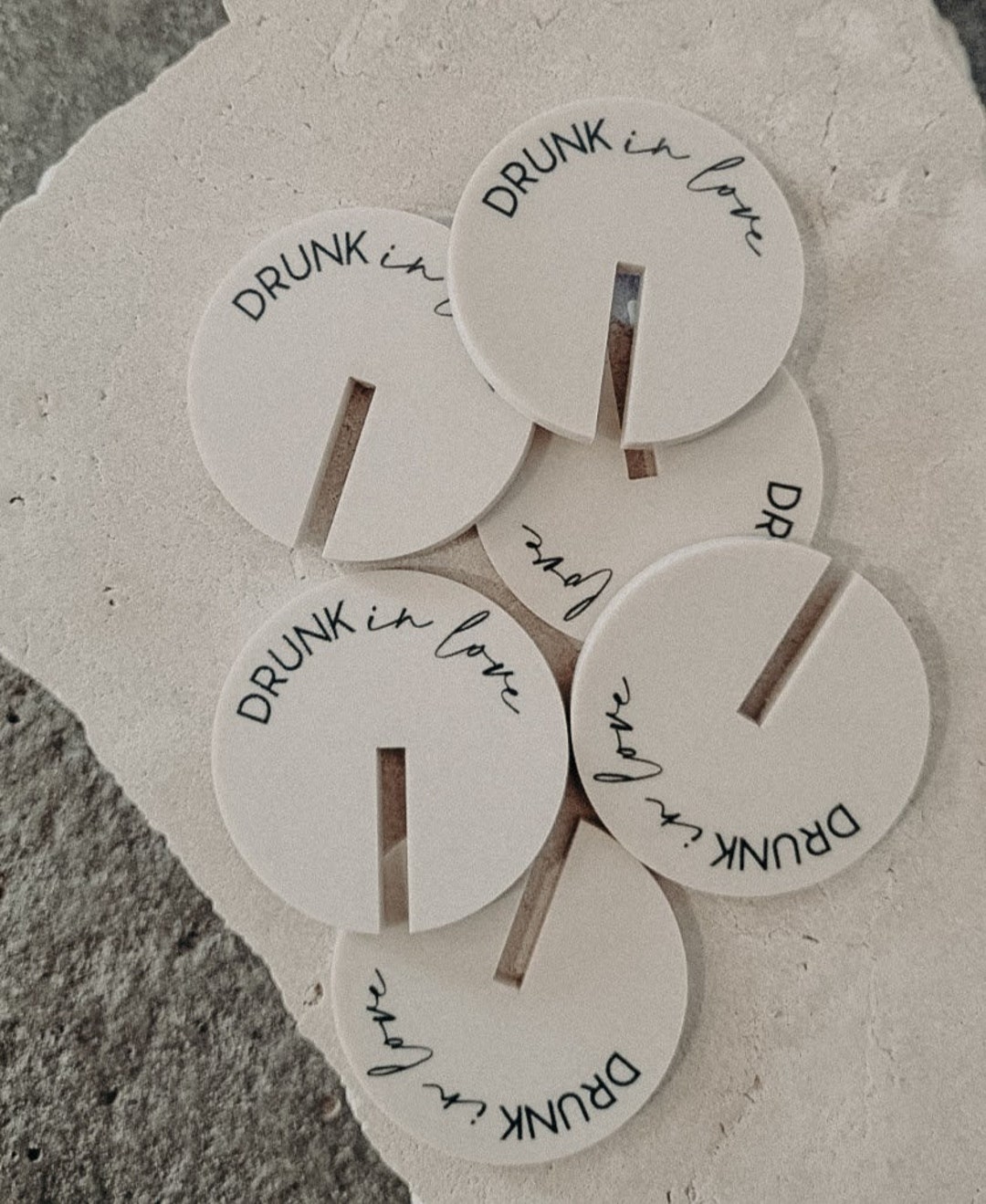 Acrylic Drink Tags, Drink Toppers, Personalised Drink Toppers, Acrylic ...