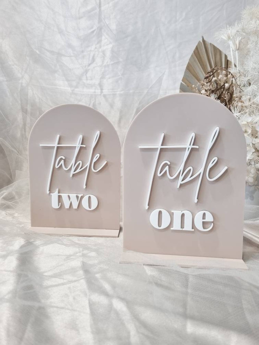 Wedding Table Number, Neutral Table Sign, Table Sign Wedding, Modern ...