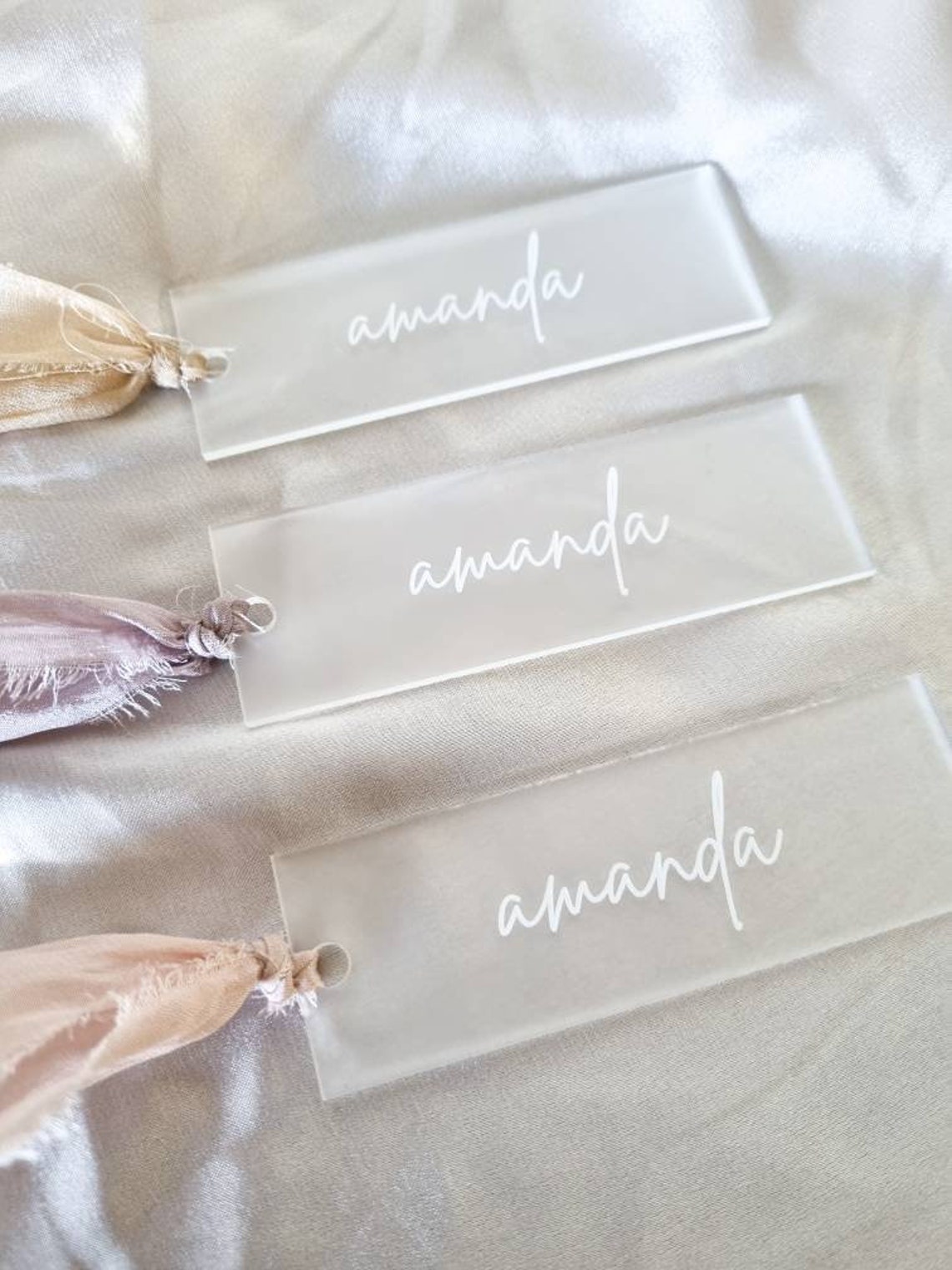 Acrylic Guest Name Tags Wedding Names Seating Names Wedding | Etsy