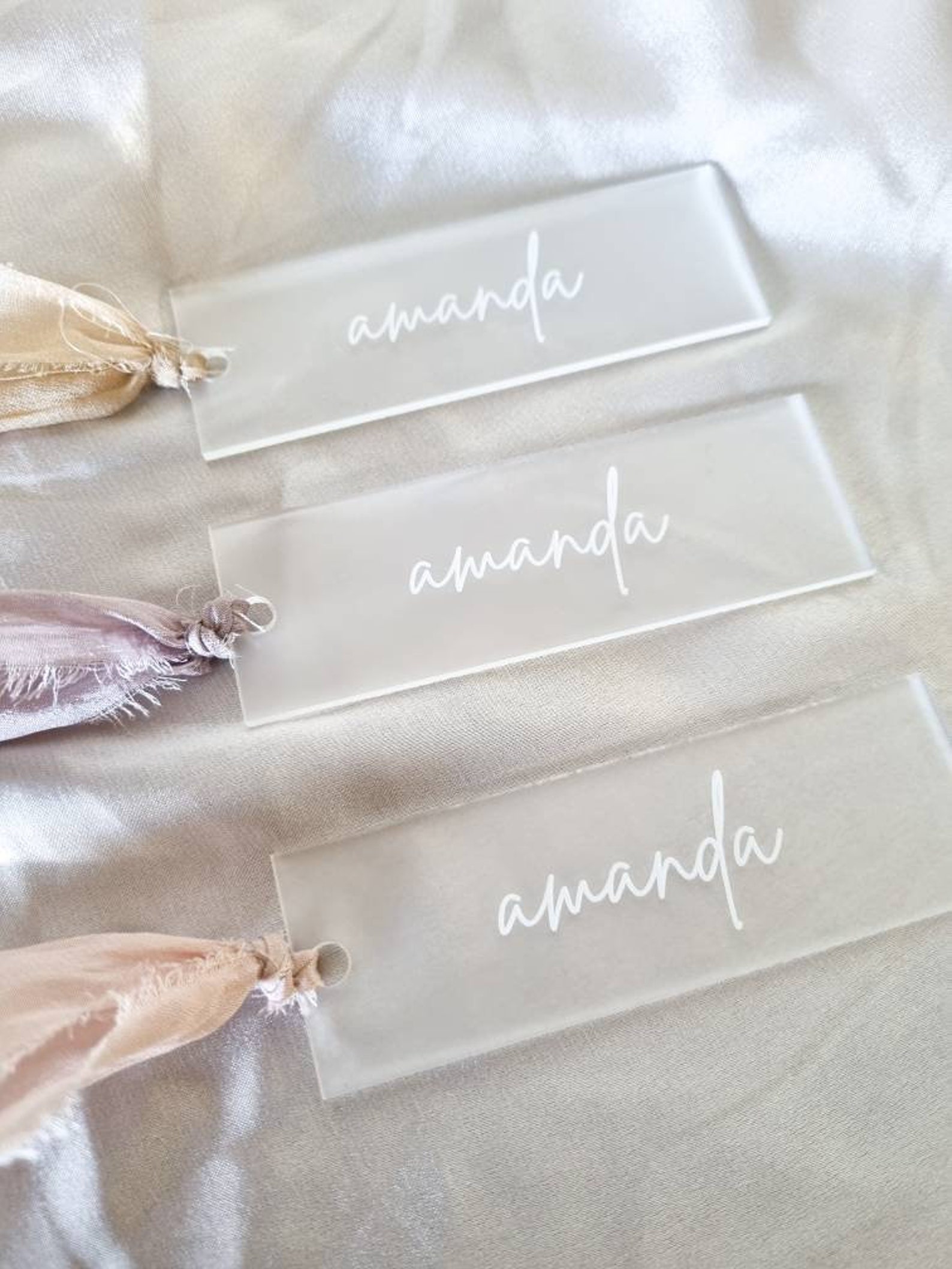 Acrylic Guest Name Tags Wedding Names Seating Names Wedding | Etsy