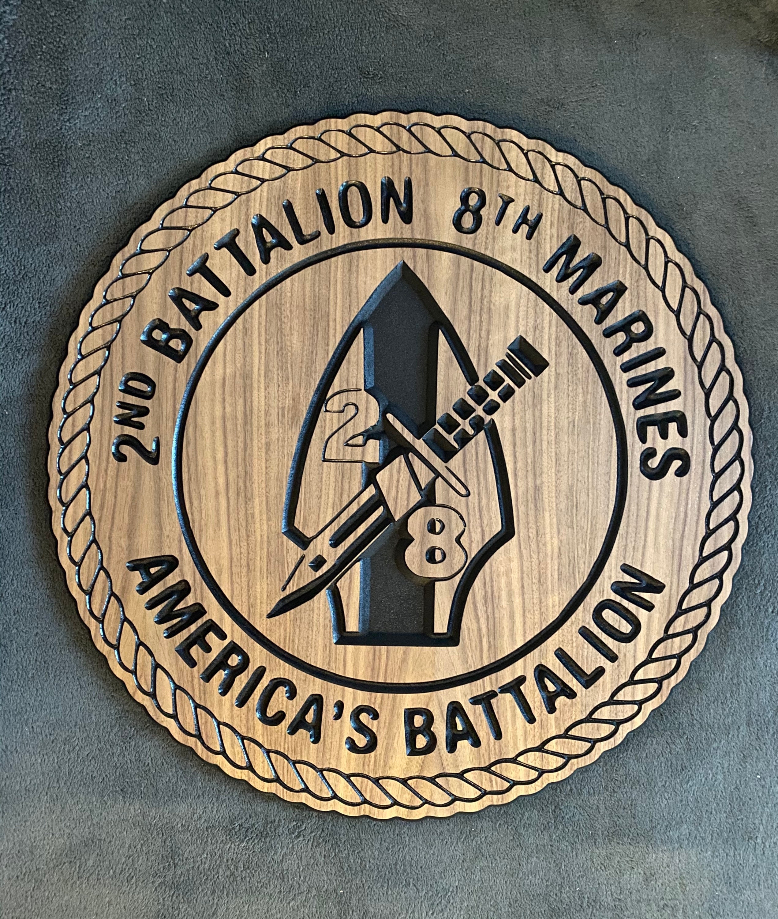 USMC - 2nd Battalion 8th Marines Unit Emblem! - Etsy