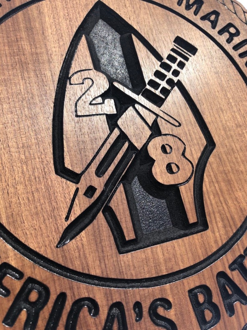 USMC 2nd Battalion 8th Marines unit emblem | Etsy