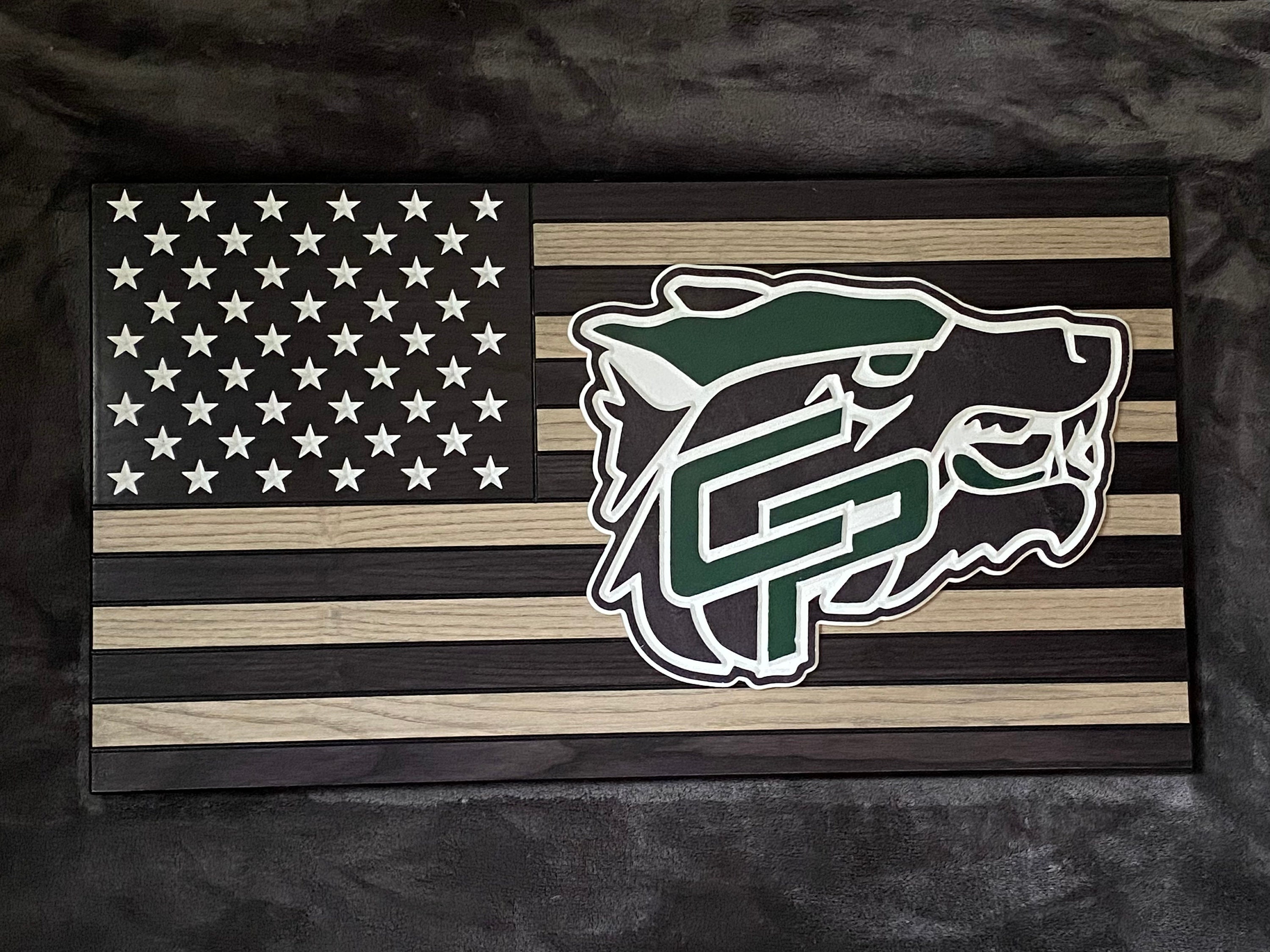 Smokey American Flag | Etsy