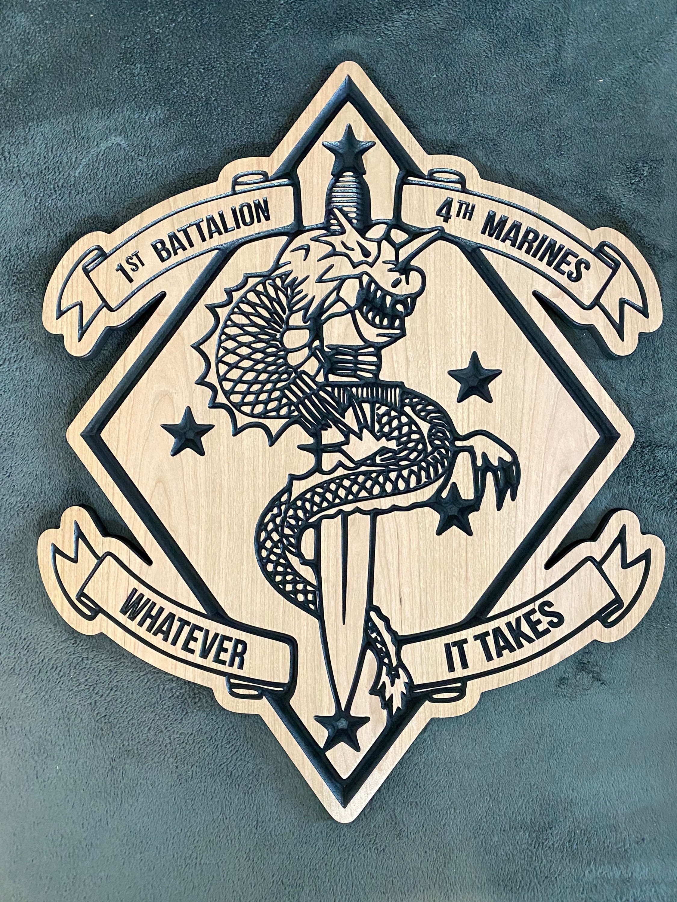 USMC - 1st Battalion 4th Marines - Etsy