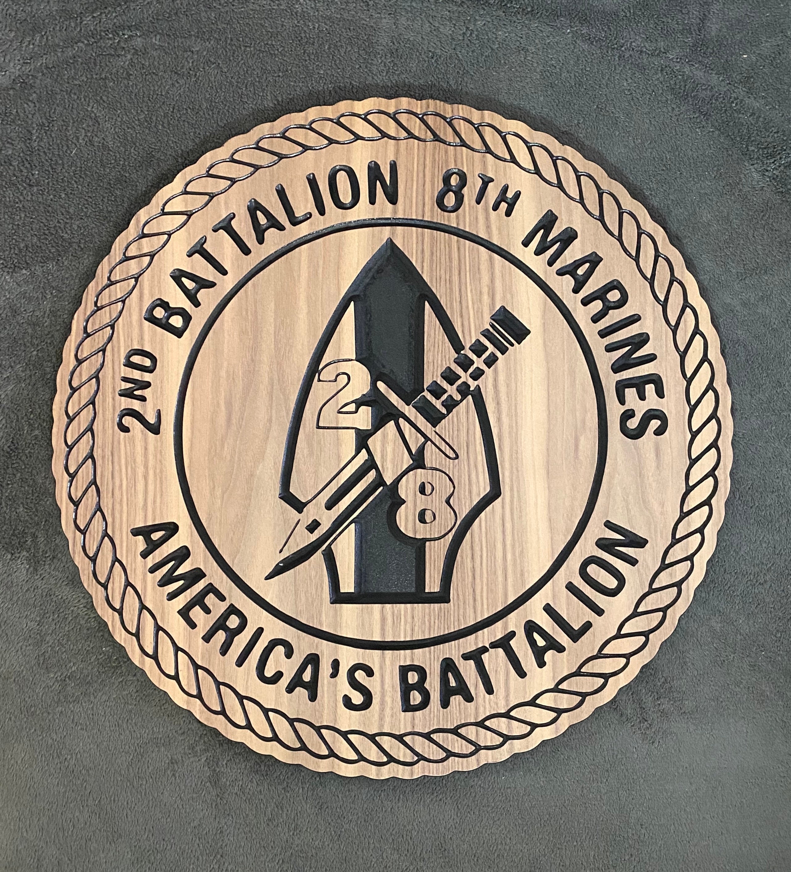 USMC - 2nd Battalion 8th Marines Unit Emblem! - Etsy