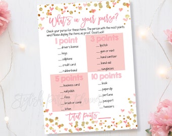 Purse scavenger hunt | Etsy