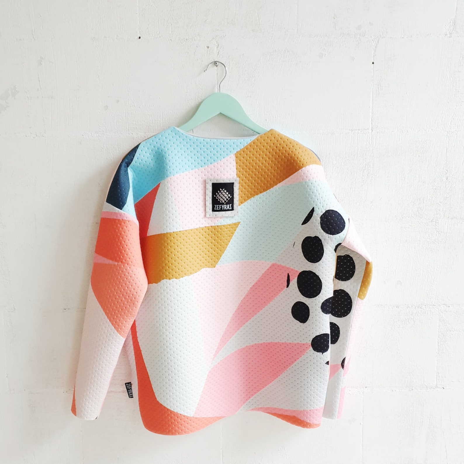 Cool Print Sweatshirt Womens Sweatshirt Bright Pullover - Etsy