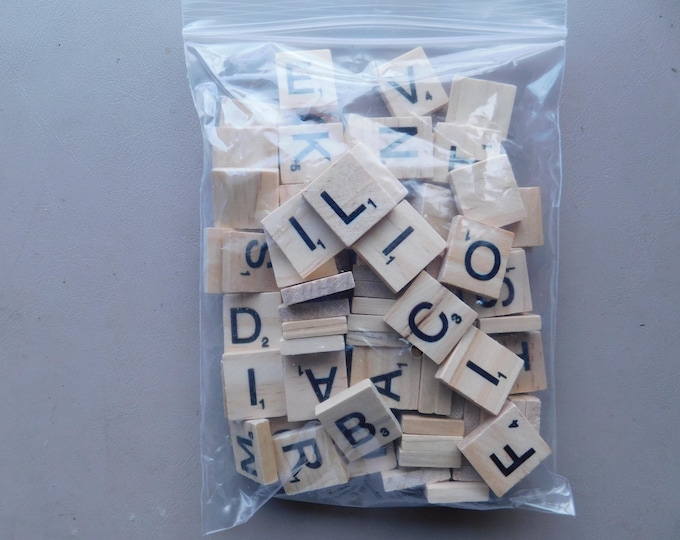 Scrabble Tiles Over 95 Pieces | Letter Tiles | Authentic Scrabble Tiles ...