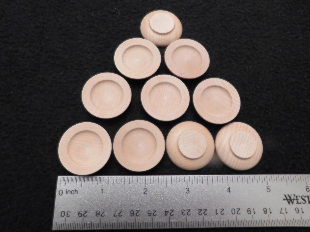 10 Unfinished Wood Miniature Dinner Plates: Dollhouse Craft Pieces - Etsy
