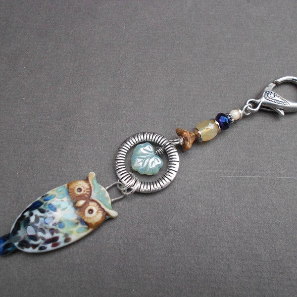 Owl Key Ring - Etsy UK