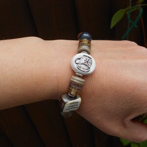 Coffee Lover Bracelet,barista Bracelet,agate Bracelet,charm Bracelet ...