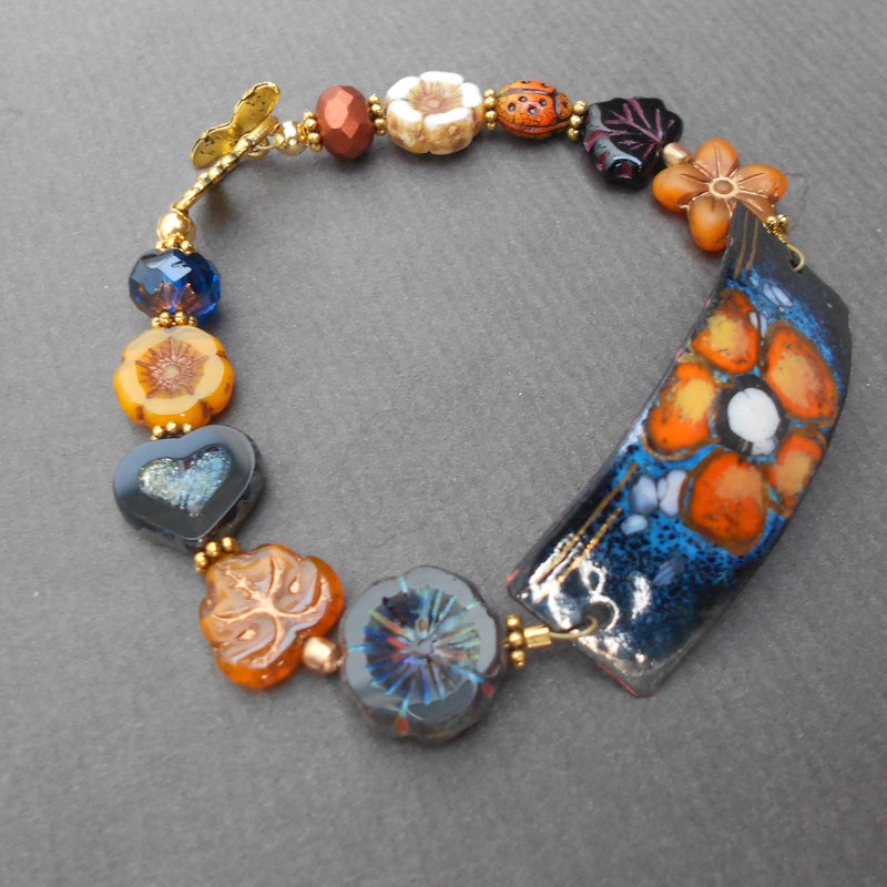Enameled Bracelet - Etsy