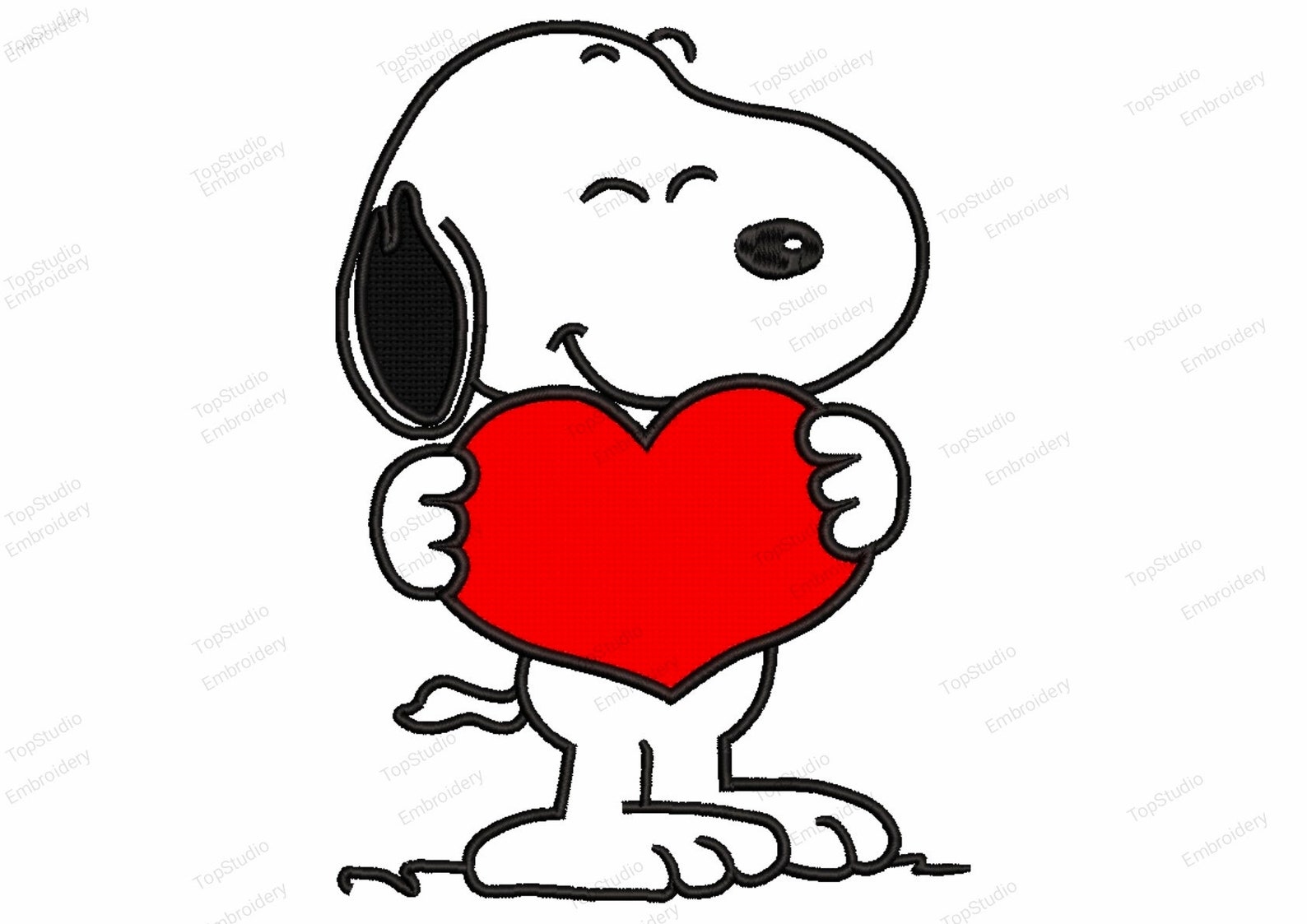 Snoopy Embroidery Design 3 Sizes Snoopy Embroidery Motif - Etsy