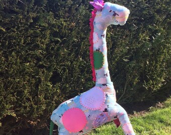 Patchwork Giraffe | Etsy