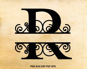 2 letter monogram | Etsy