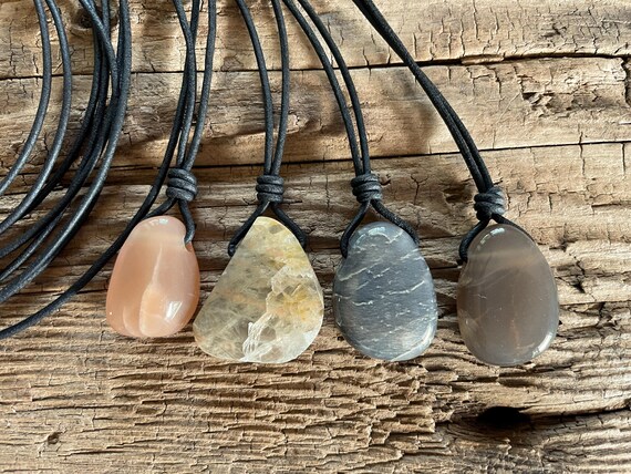 Tumbled stone necklace store