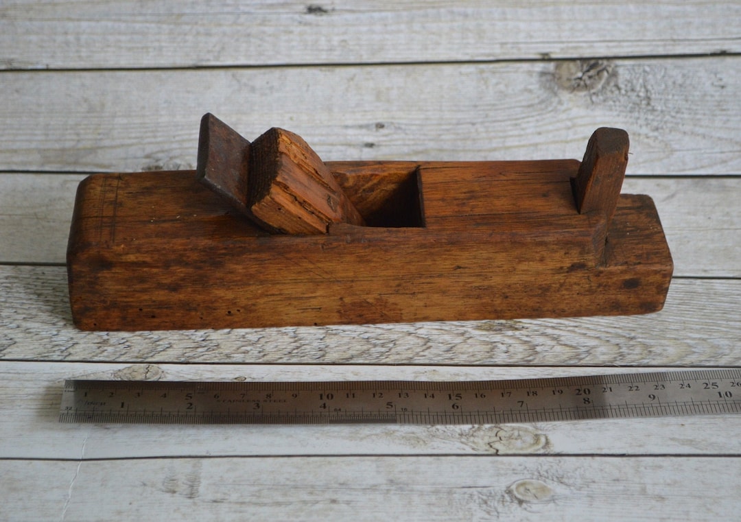 Plane Soviet Wooden Vintage Plane Rustic Decor Woodworking Home Decor ...