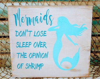 Mermaid sign | Etsy