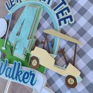 Lets Par Tee Golf Cake Topper / Fore Party/hole in One Cake Topper ...