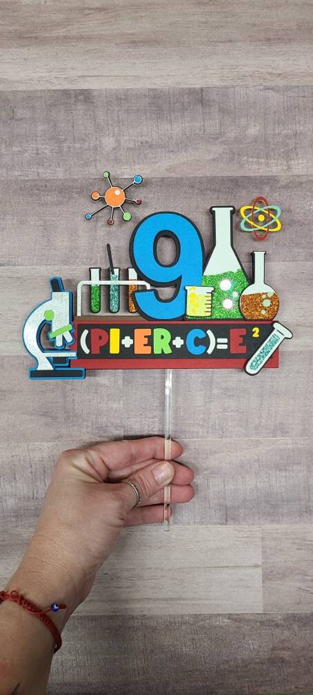 Light up Science Wonder Lab Birthday Cake Topper / Chemistry Birthday ...