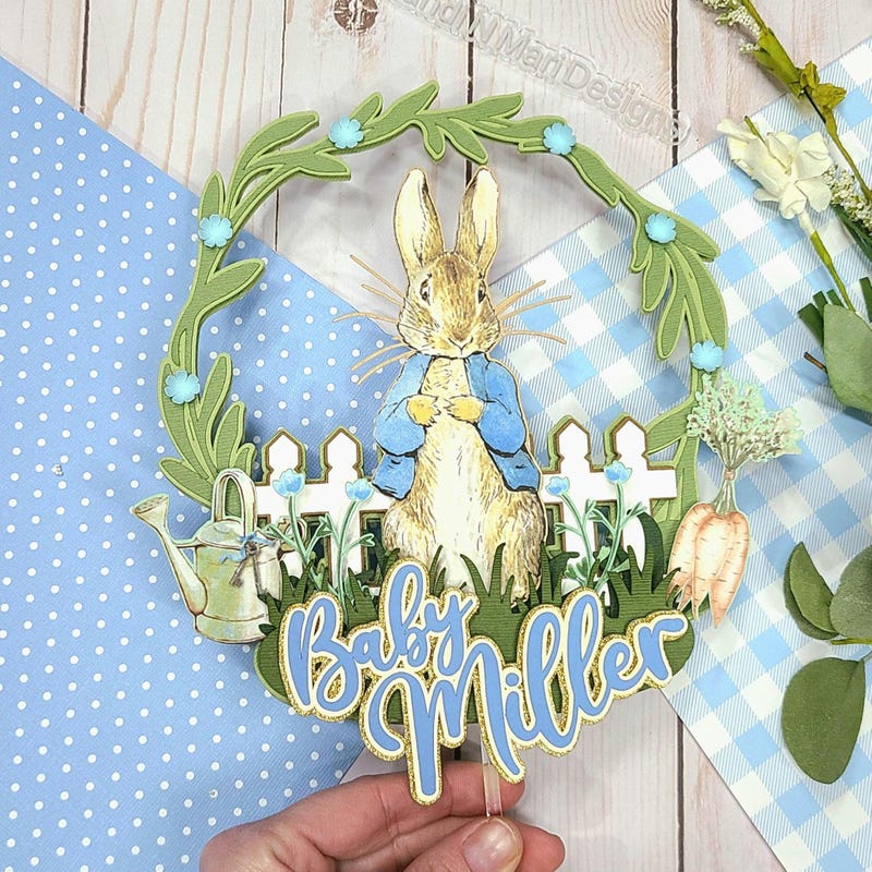 Peter Rabbit Cake Topper - Etsy