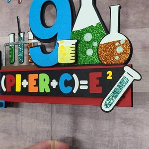 Light up Science Wonder Lab Birthday Cake Topper / Chemistry Birthday ...