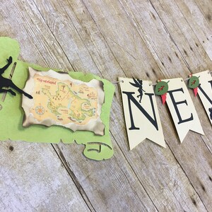 Peter Pan Banner, Neverland Banner, Peter Pan Birthday, Peter Pan Baby ...