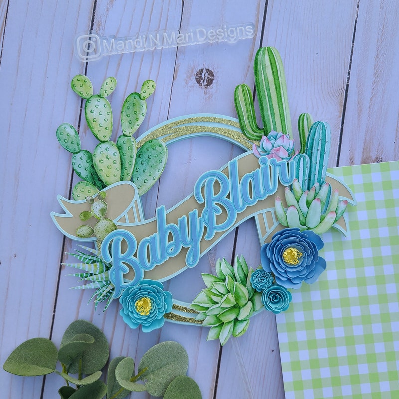 Cactus Cake Topper - Etsy