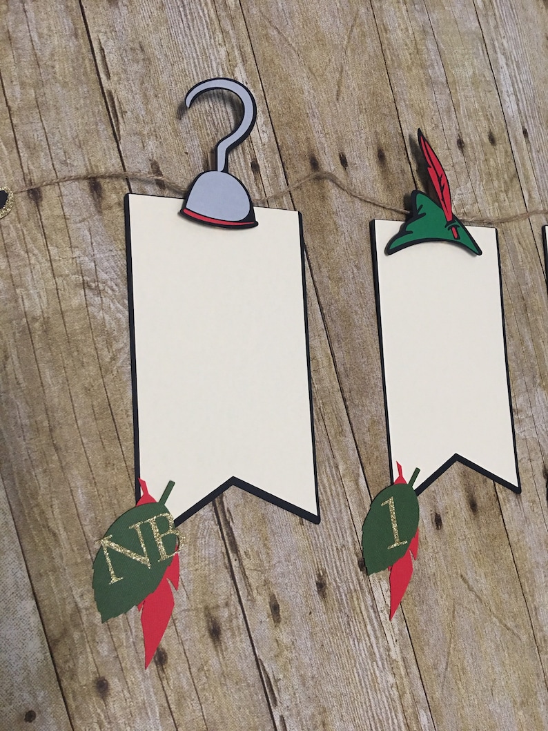 Peterpan Monthly Photo Banner, Neverland, Never Grow Up, 1st Birthday ...