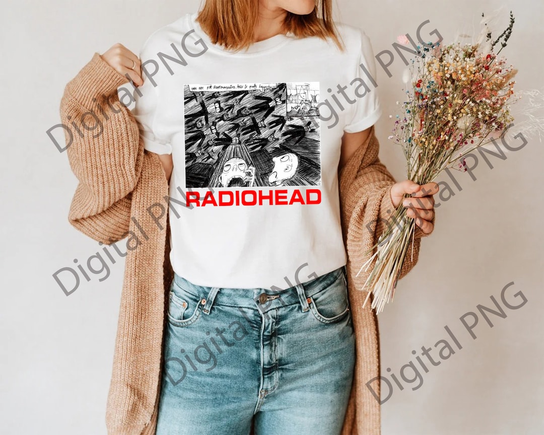 RADIOHEAD Rock Bands Designs Png classic Rock Band Design Rock Digital ...