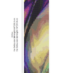 Peyote Pattern Rainbow Bracelet Peyote Sunrise Pendant Peyote Flower ...